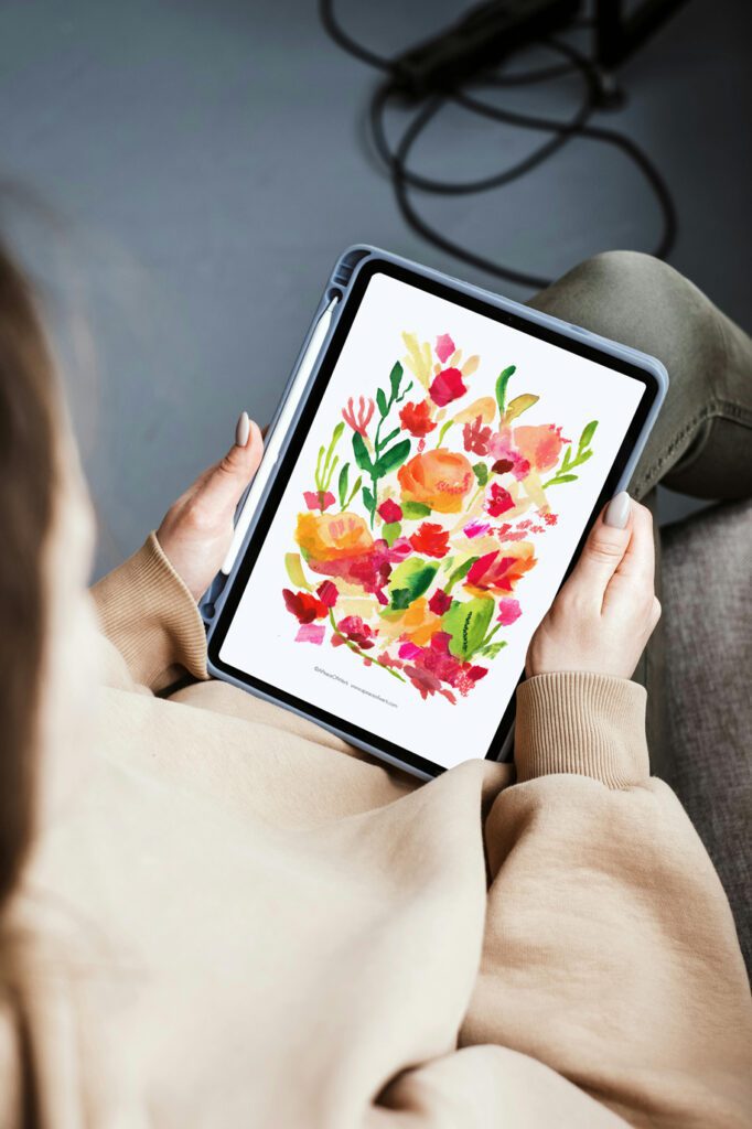 Floral Reverse Coloring: Your Next Creative Hobby A Peace of Werk By ...