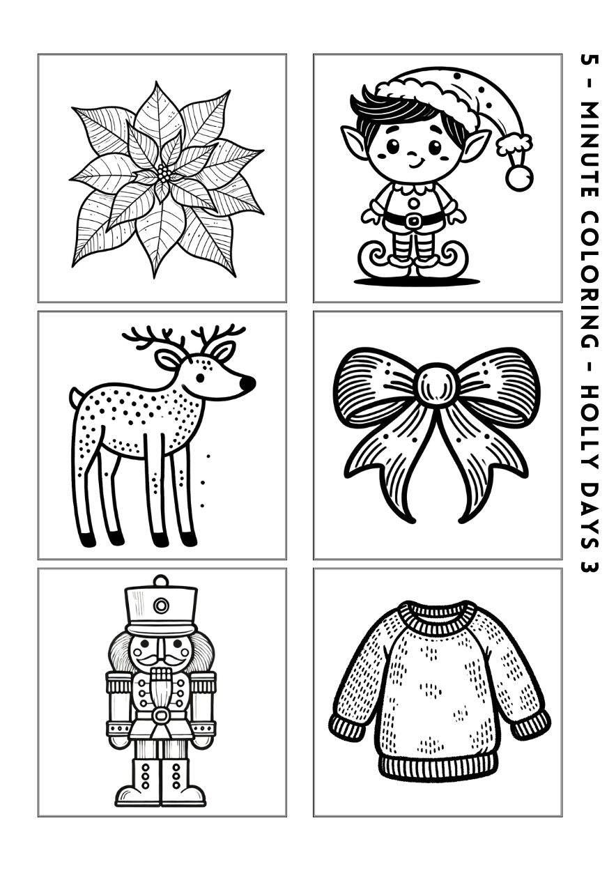 Discover Joy in the Small Things: Free Mini Coloring Pages A Peace of ...